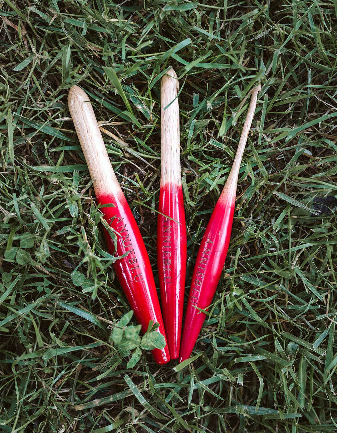 Ergonomic Wood Crochet Hooks - Jumbo Sizes - 11mm, 12mm, 13mm, 14mm and ...