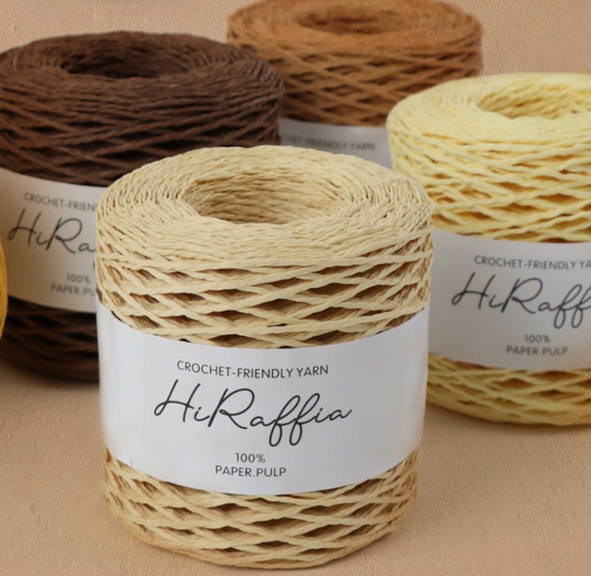 Rayon Raffia Straw Yarn Matte Colors Cotton / Bamboo Blend - Etsy
