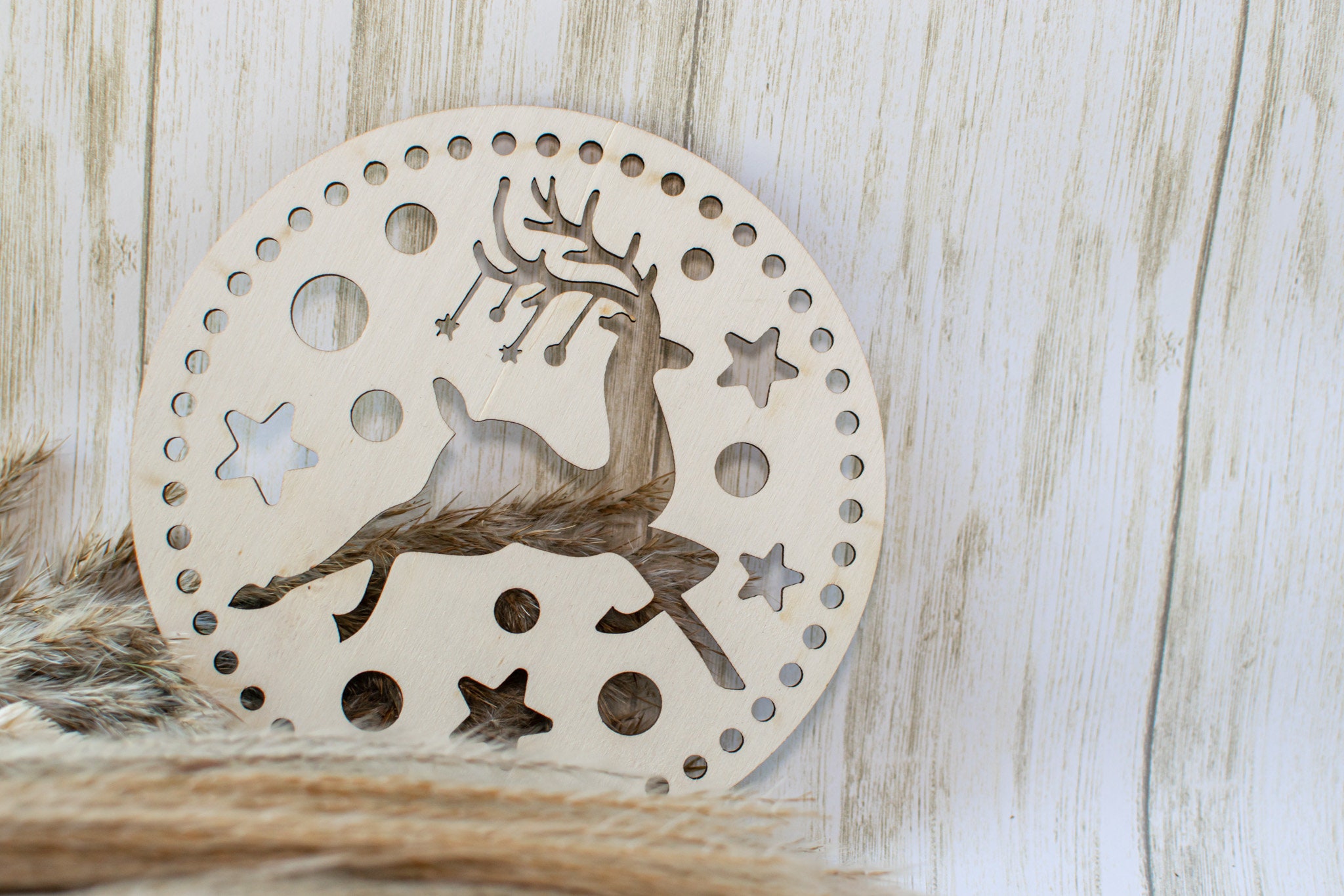 Laser Cut Wooden Base or Top for DIY Crochet Basket Projects 5 Styles ...