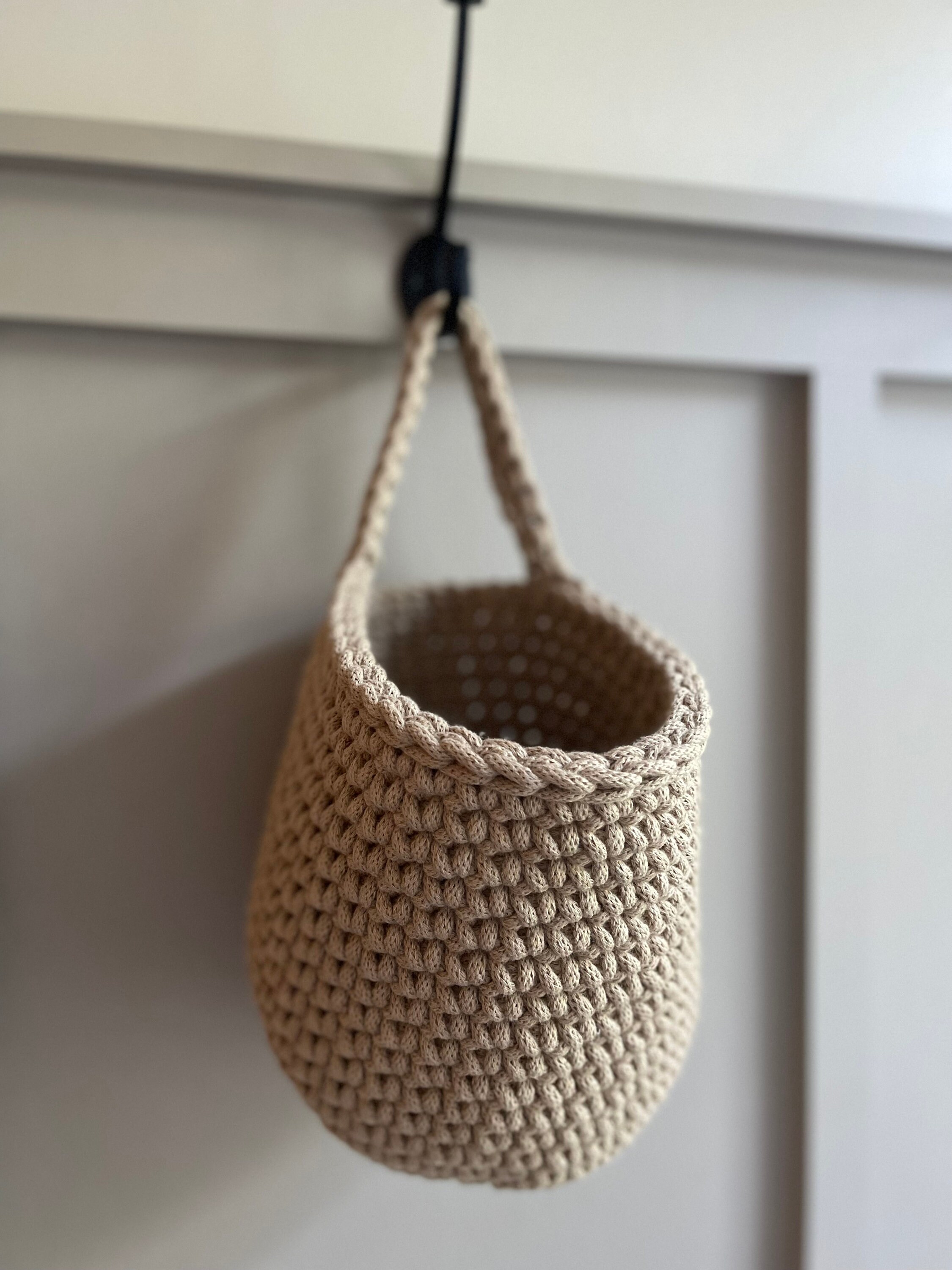 Crochet PATTERN Hanging Belly Baskets - PATTERN ONLY - 3 Sizes. Small ...