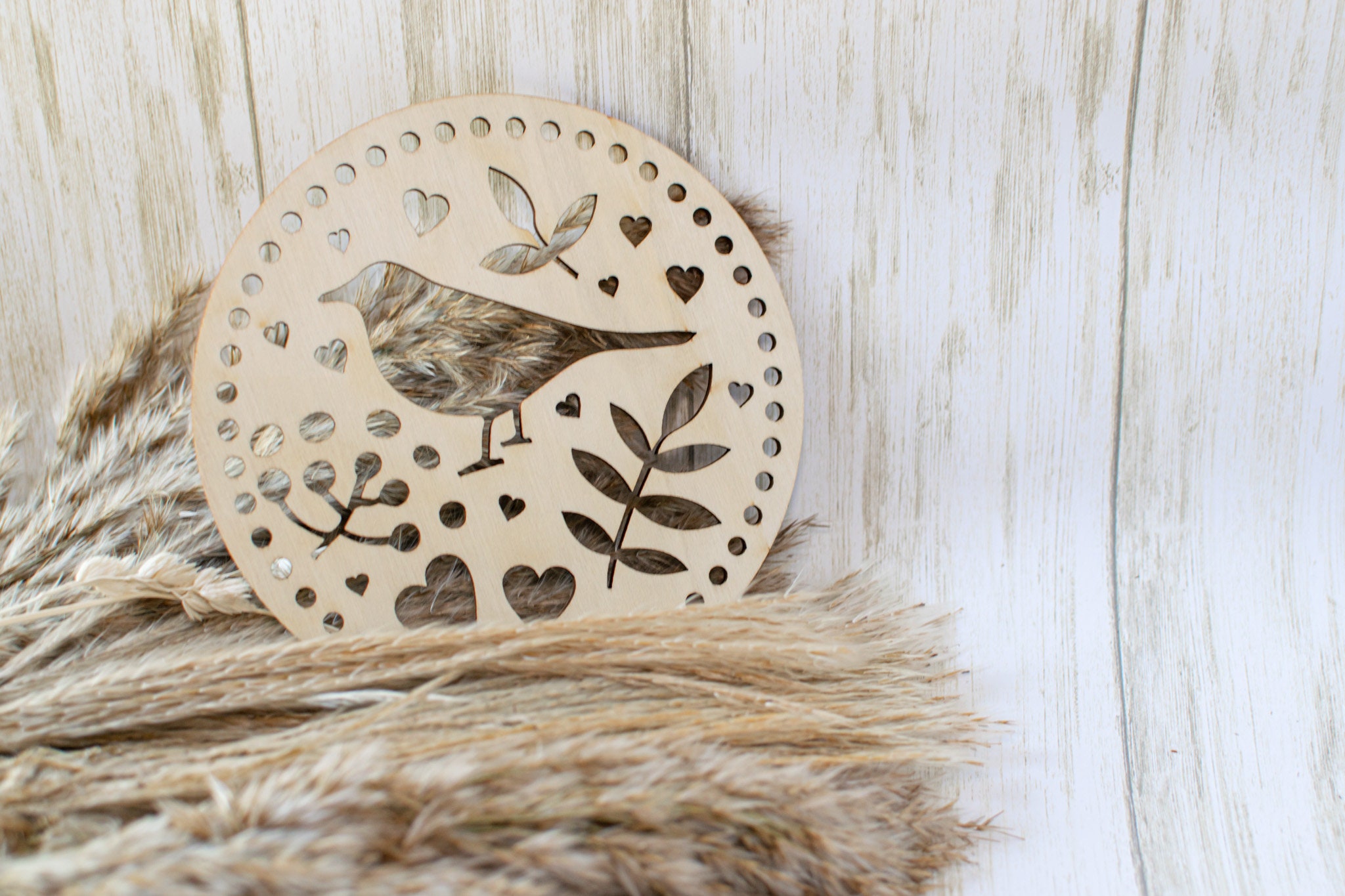 Laser Cut Wooden Base or Top for DIY Crochet Basket Projects 5 Styles ...