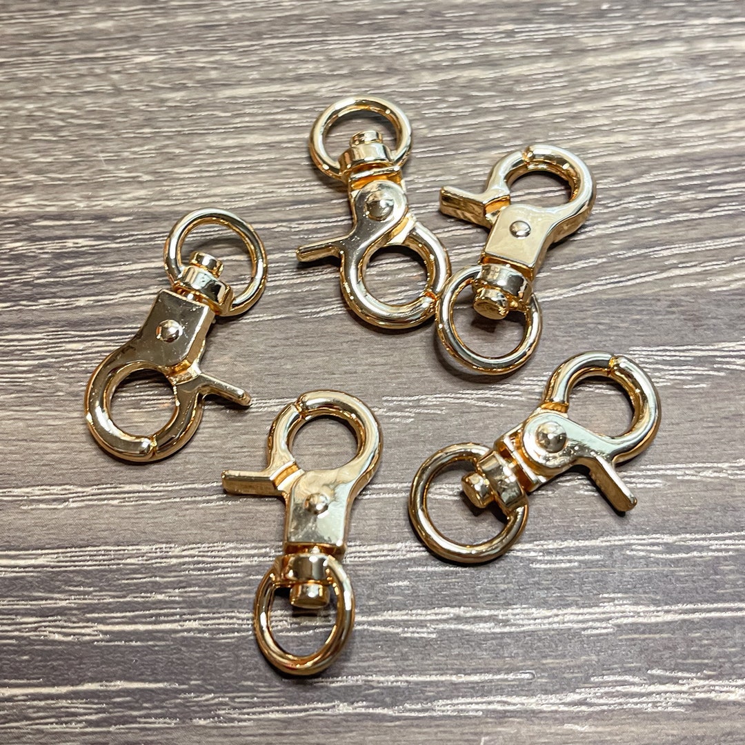 Swivel Trigger Snap Hook - 10mm (set of 4) - Soft Gold - Etsy