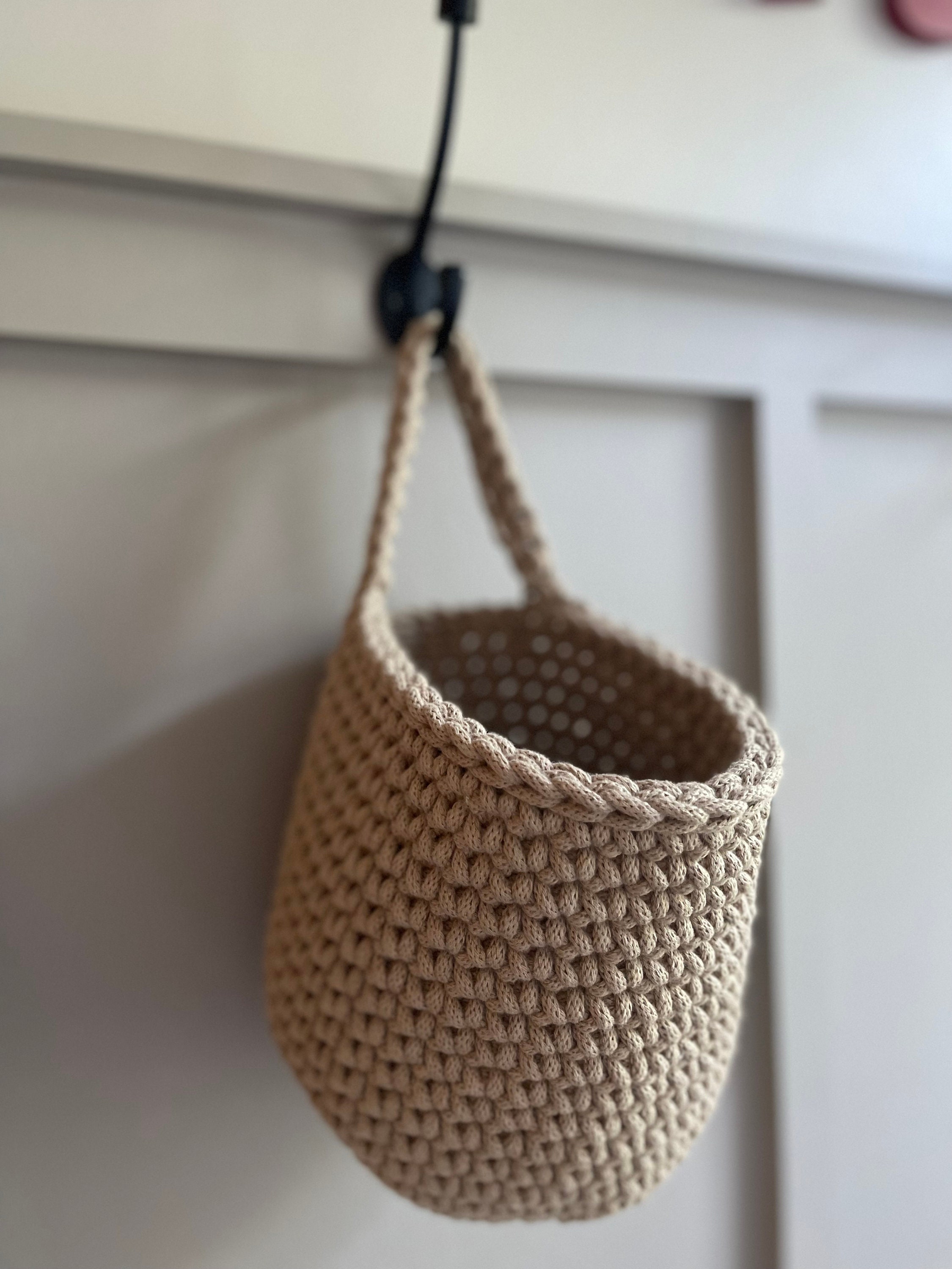 Crochet PATTERN Hanging Belly Baskets - PATTERN ONLY - 3 Sizes. Small ...