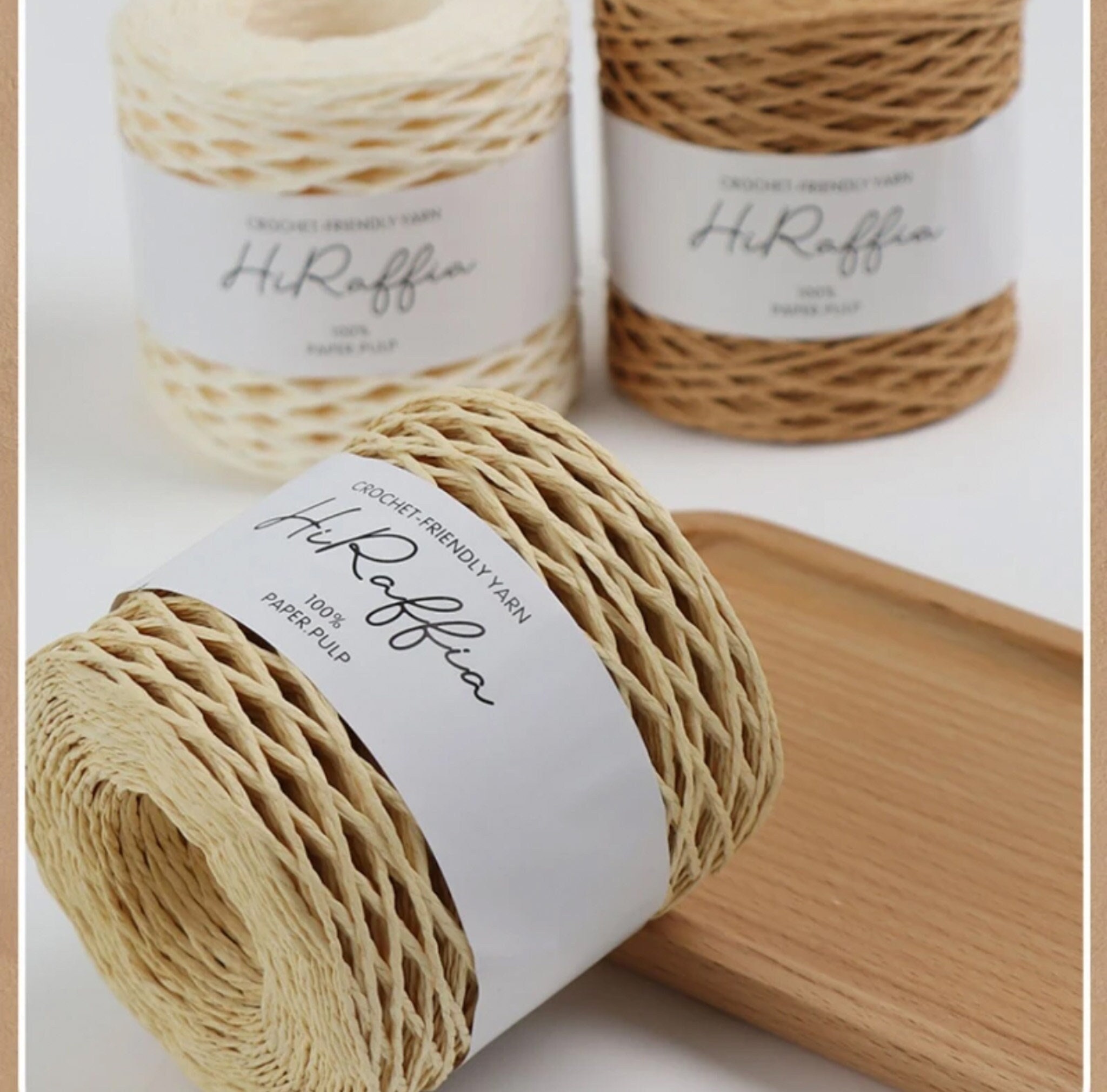 Rayon Raffia Straw Yarn Matte Colors Cotton / Bamboo Blend - Etsy