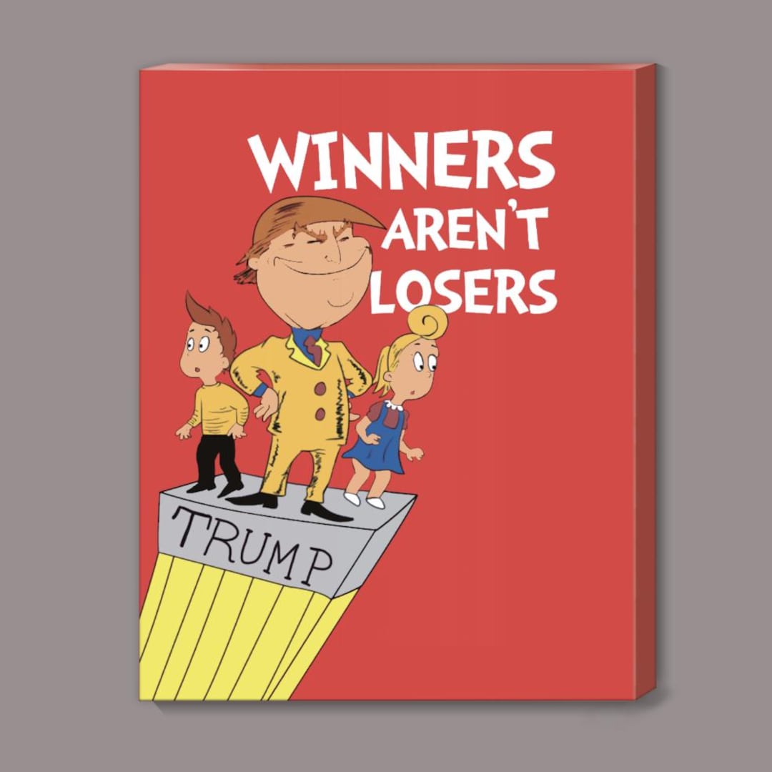 Winners Arent Losers Wall Canvas - Etsy