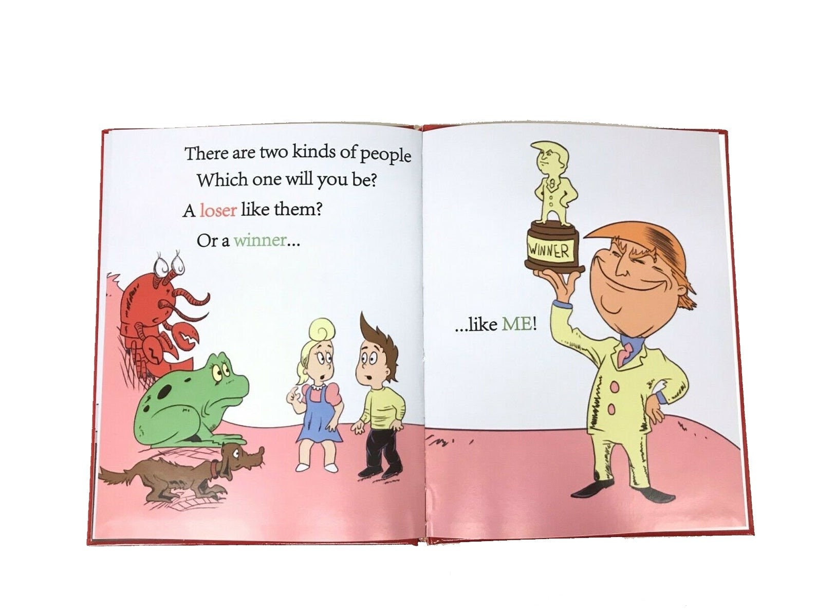 Hardcover Winners Aren't Losers Donald Trump Children's Book Jimmy ...