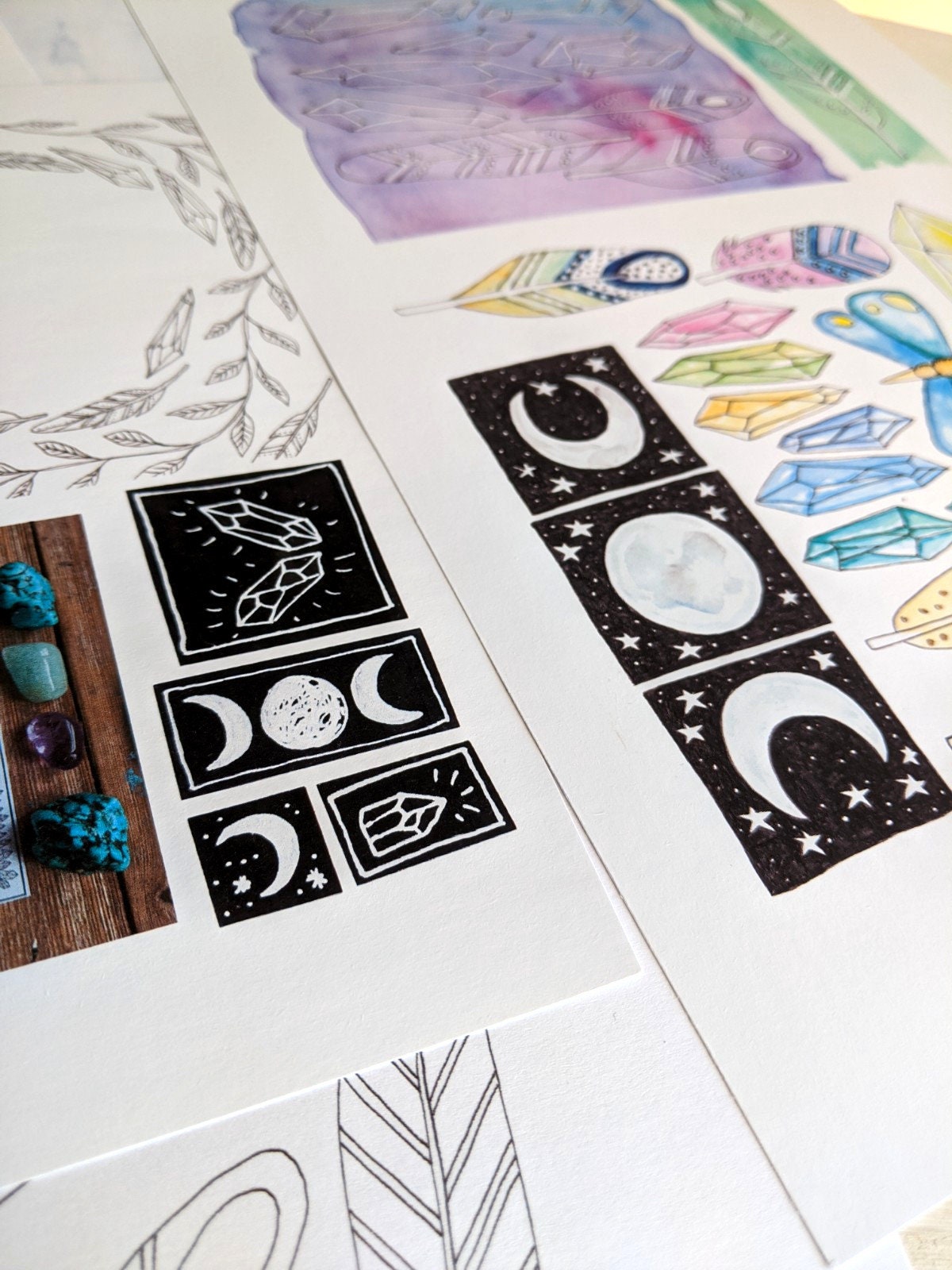Printable Stickers, the Beautiful Journal Bundle by Sacredwildsoul ...