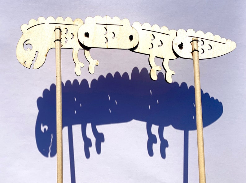Sea Monster Shadow Puppet, Wooden Laser Cut - Etsy