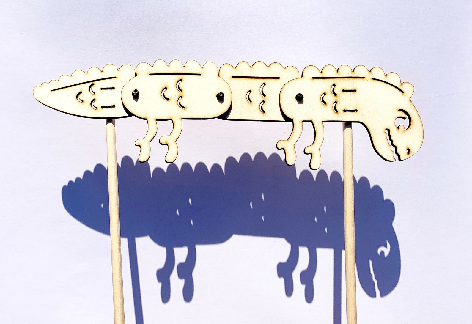 Sea Monster Shadow Puppet, Wooden Laser Cut - Etsy