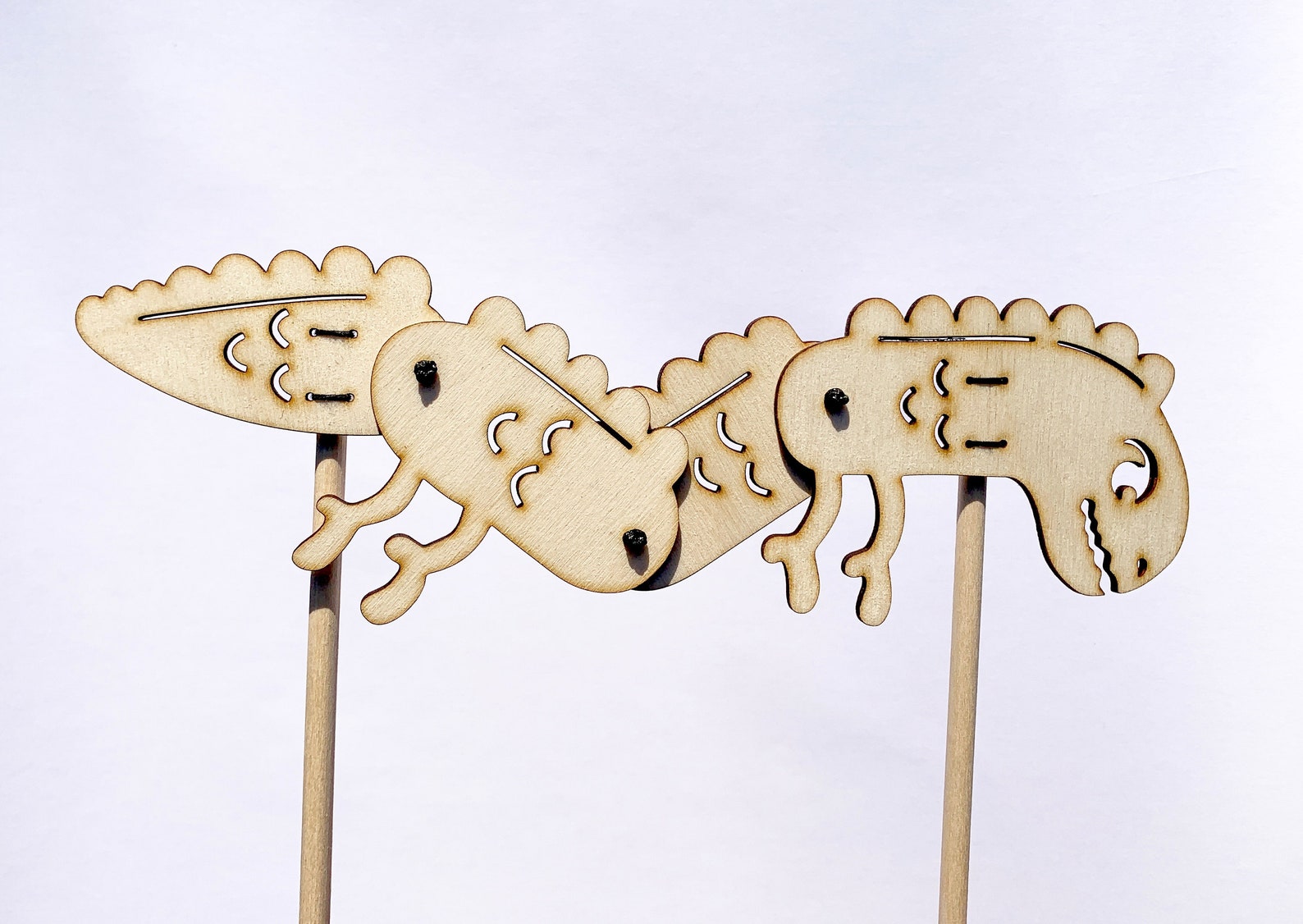 Sea Monster Shadow Puppet, Wooden Laser Cut - Etsy
