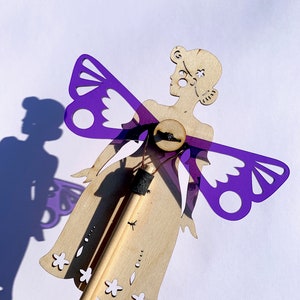 Fairy Shadow Puppet, Wooden Laser Cut - Etsy