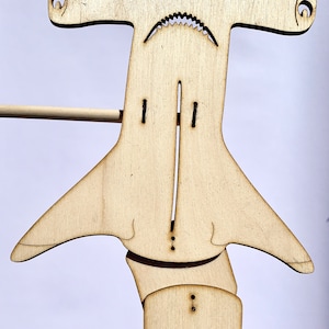 Hammerhead Shark Shadow Puppet, Wooden Laser Cut - Etsy