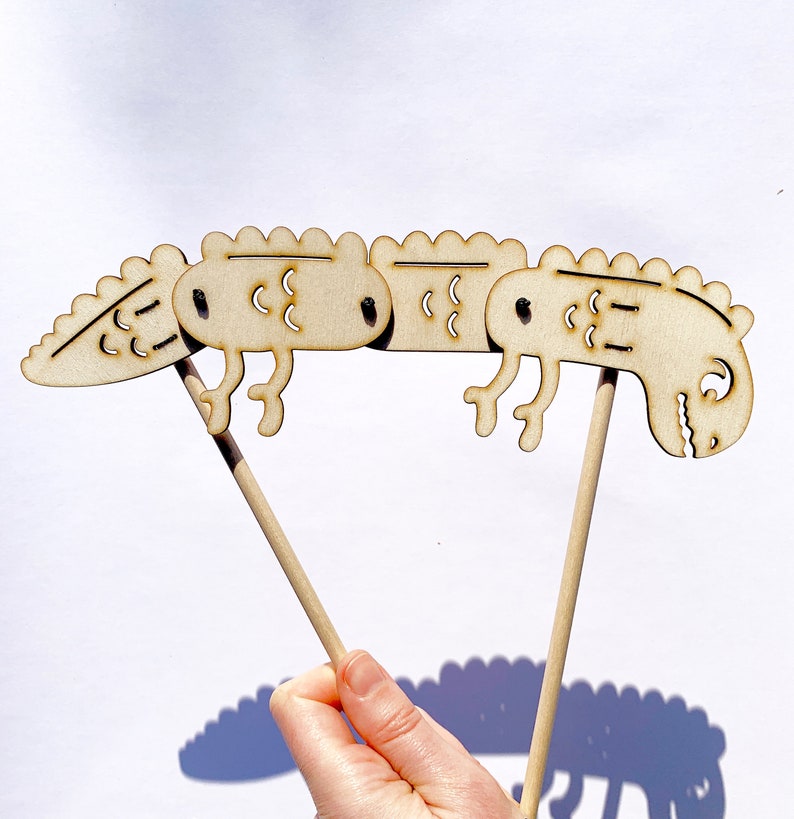 Sea Monster Shadow Puppet, Wooden Laser Cut - Etsy