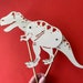 T-rex Dinosaur Shadow Puppet Wooden Laser Cut - Etsy