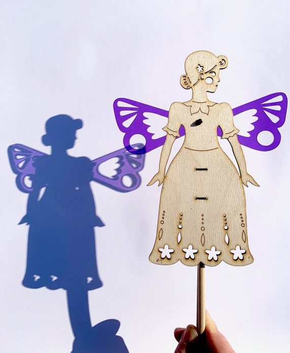 Fairy Shadow Puppet Wooden Laser Cut - Etsy