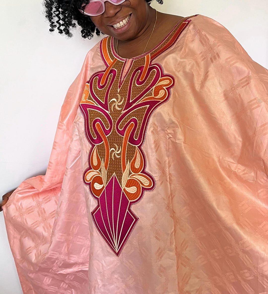 Embroidered African Gown/ Guinea Brocade /african Dress/ling African ...
