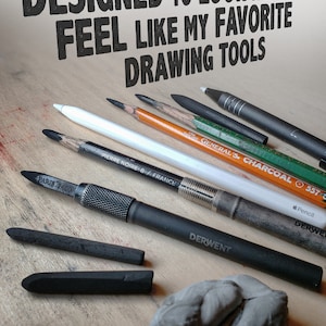 The Charcoal Master Pack : Procreate Brush Set || Digital Drawing ...