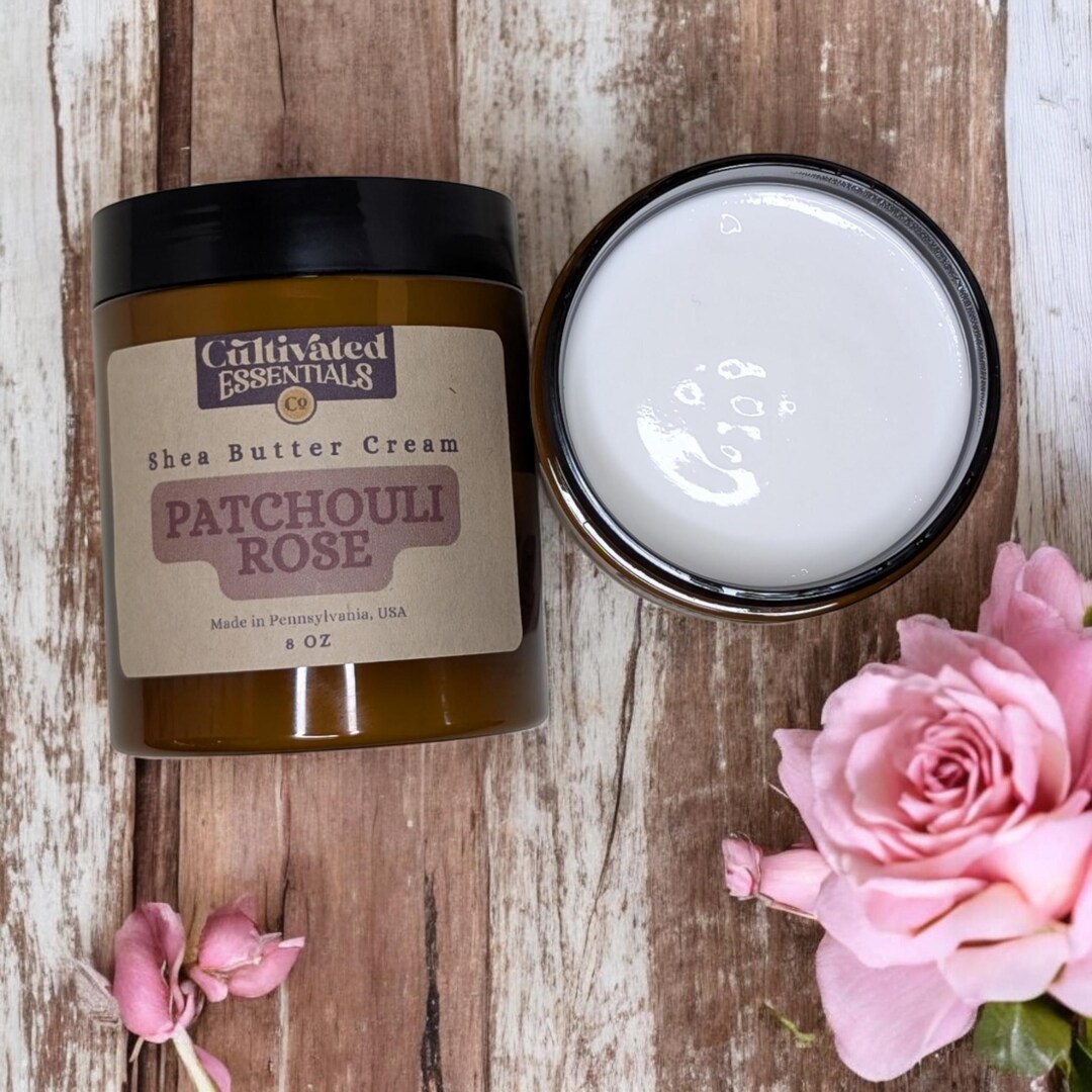 Patchouli Rose | Shea Butter Cream - Etsy