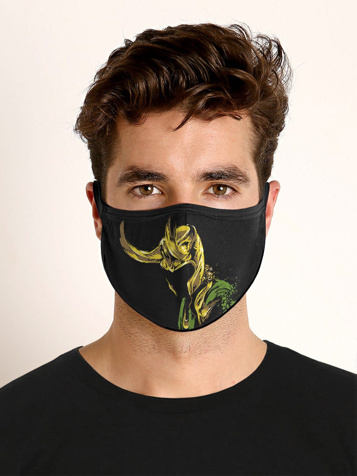 Loki Face Mask Avengers Marvel Mask Very Comfortable | Etsy