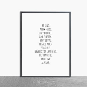 Office Print, Positive Thoughts, Motivational Poster, Housewarming Gift ...