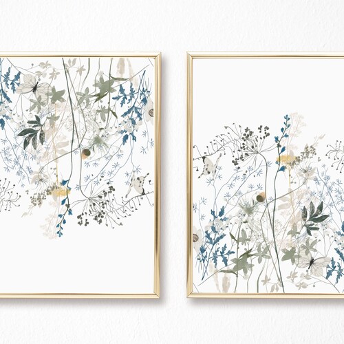 Wildflower Print Floral Instant Art Printable Art Floral - Etsy