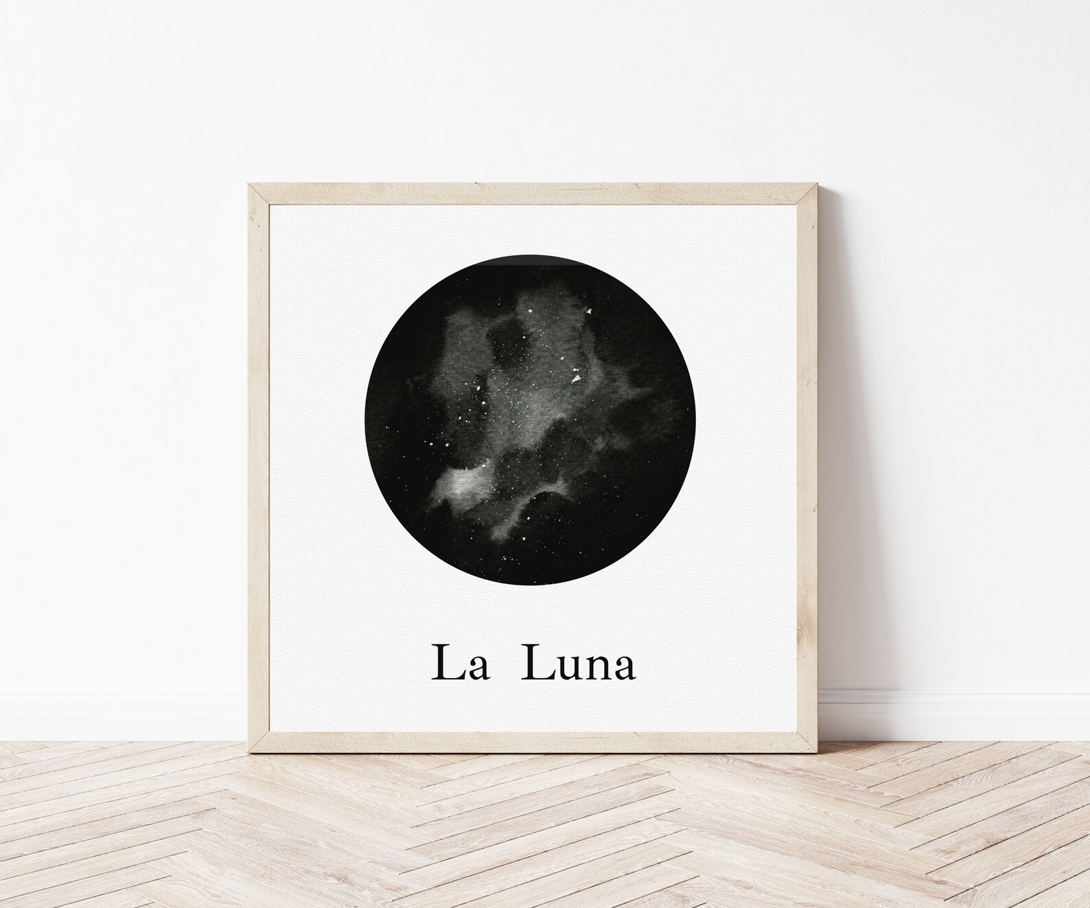 La Luna Print Home Decor Moon Wall Art Printable Wall Art | Etsy