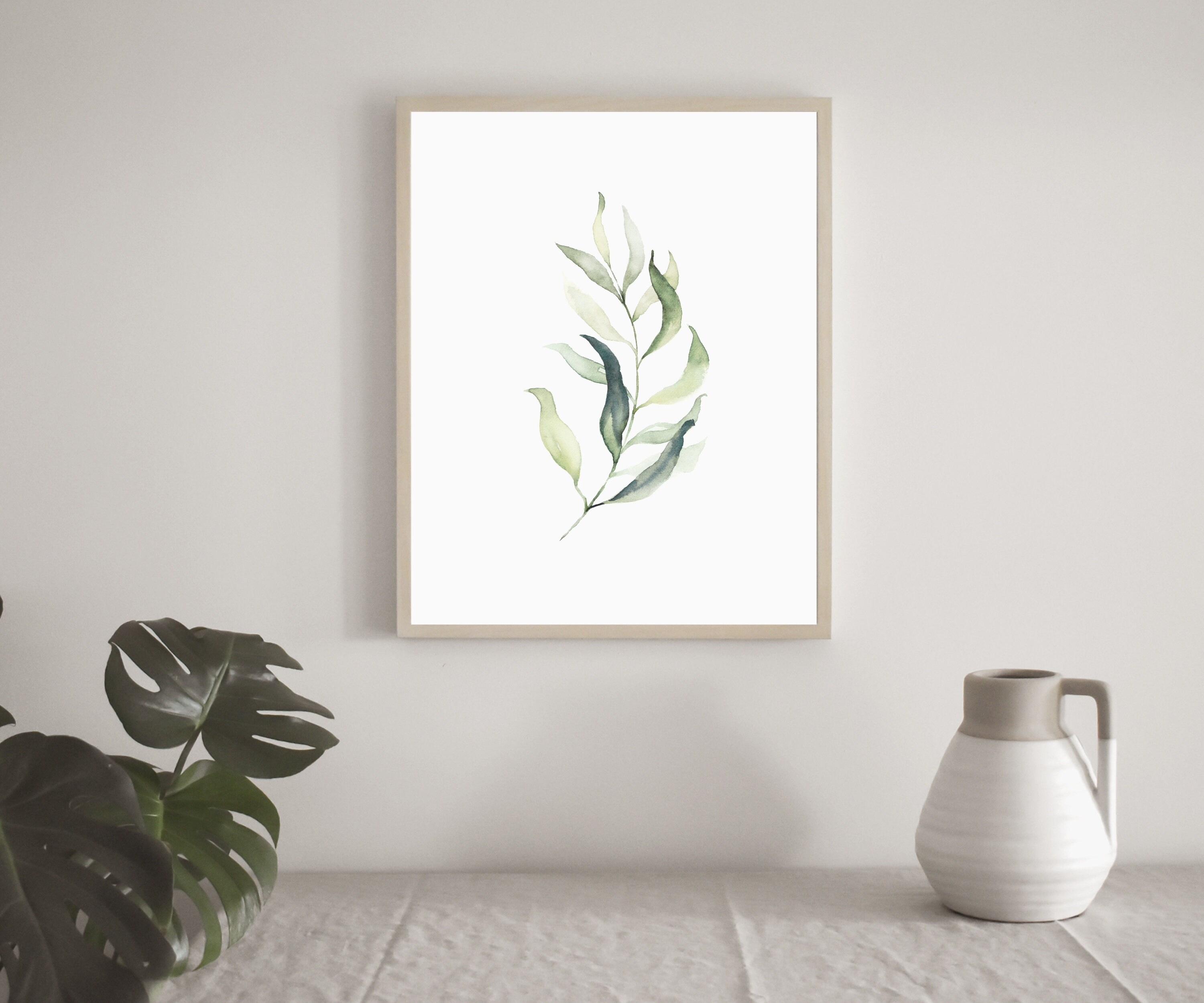3 Eucalyptus Prints Greenery Prints Eucalyptus Set of 3 - Etsy