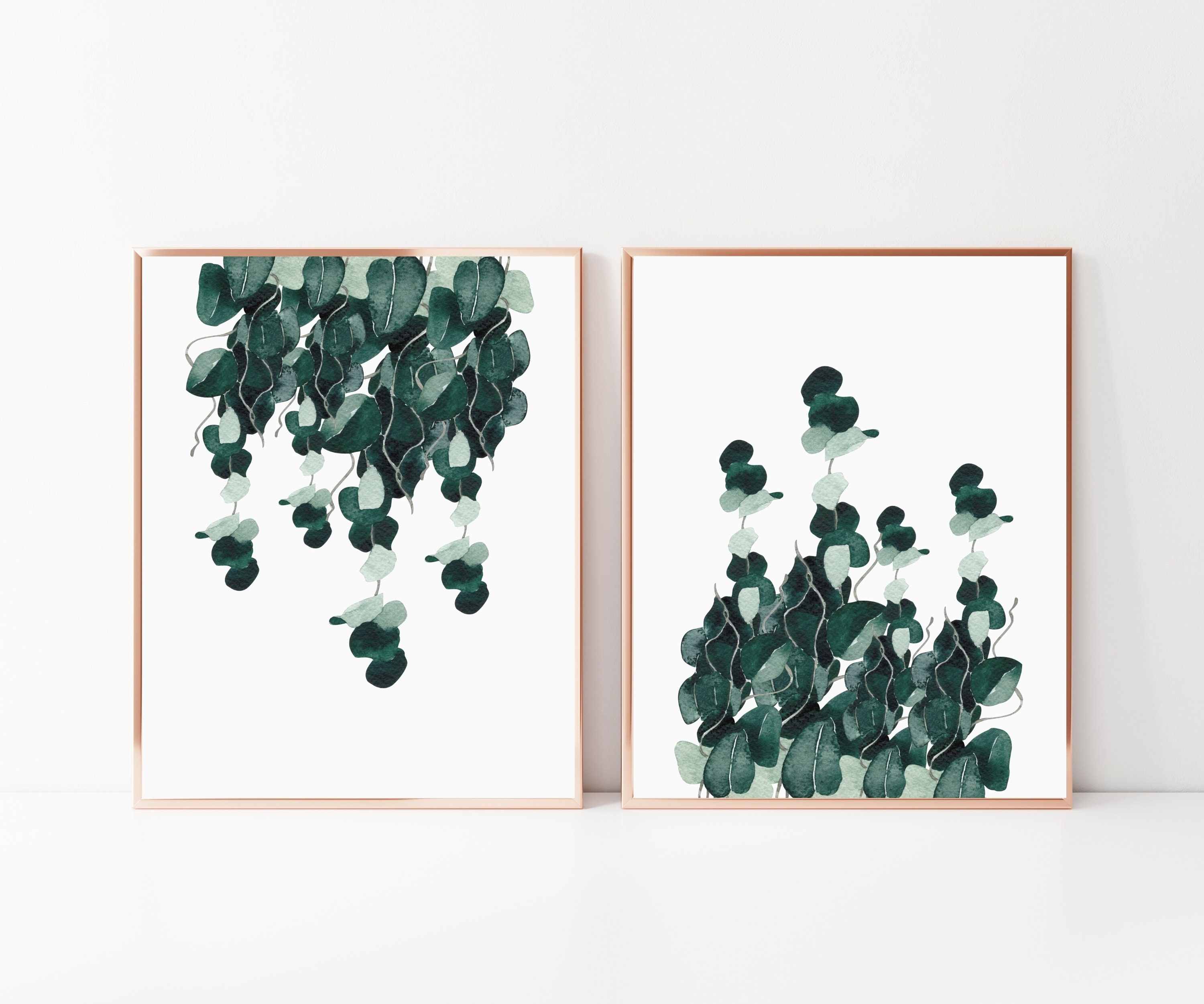 Set of 3 Plant Prints Floral Instant Art Printable Art | Etsy