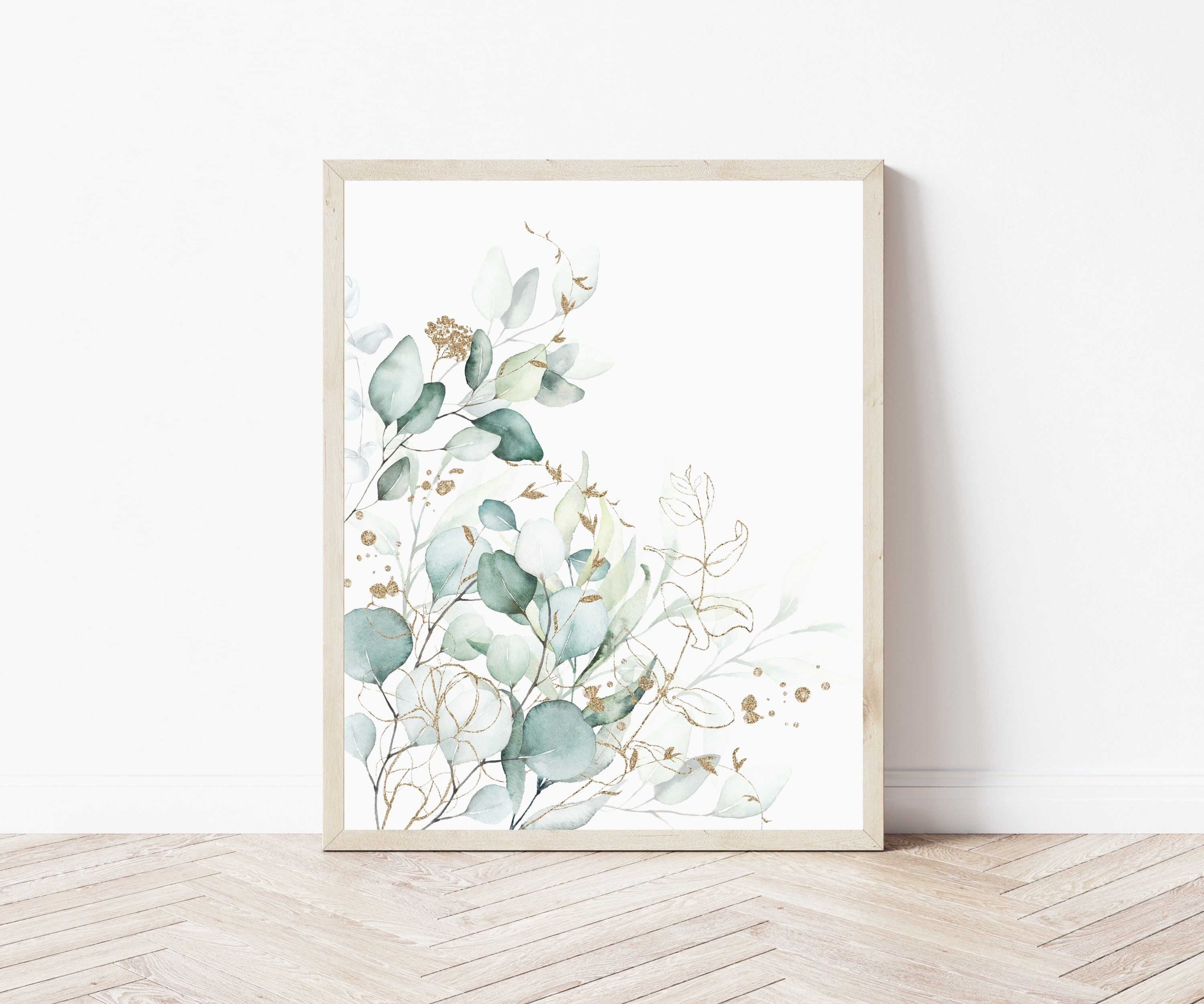 Eucalyptus PrintWall Art DecorGreeneryMinimalistFarmhouse | Etsy