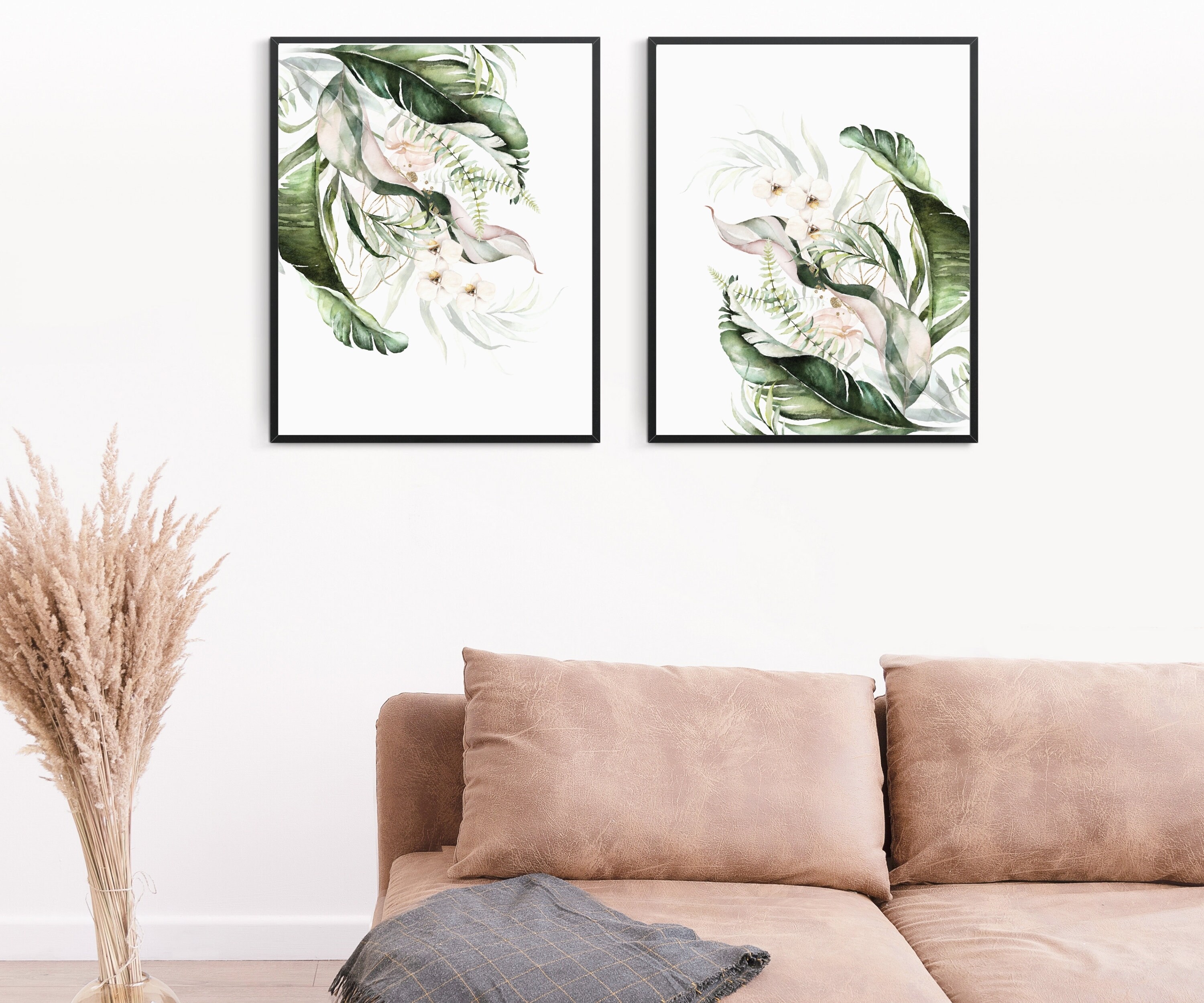 Greenery PrintsWall Art DecorGreeneryMinimalistFarmhouse | Etsy