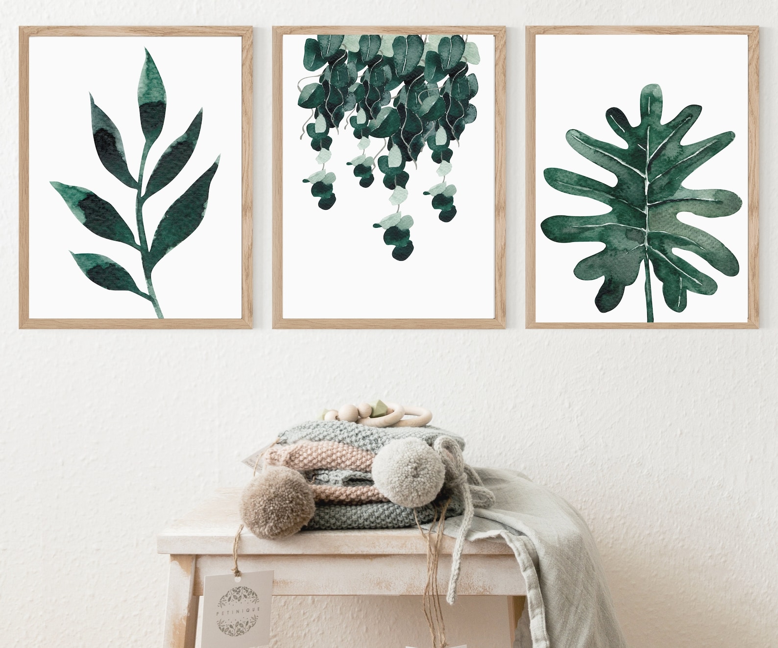Set of 6 Prints Wall Art Print Greenery Farmhouse Decor - Etsy