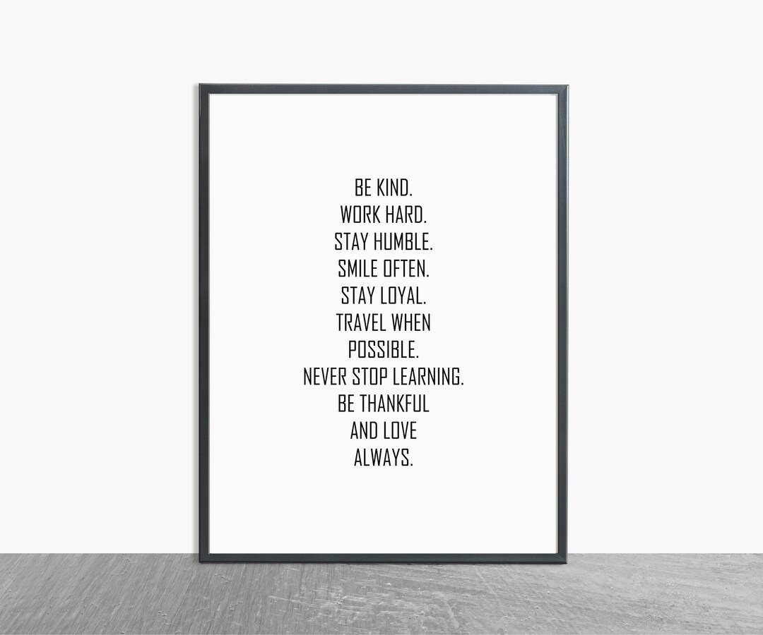 Office Print, Positive Thoughts, Motivational Poster, Housewarming Gift ...