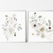 Set of 3 Wildflower Prints Floral Instant Art Printable - Etsy
