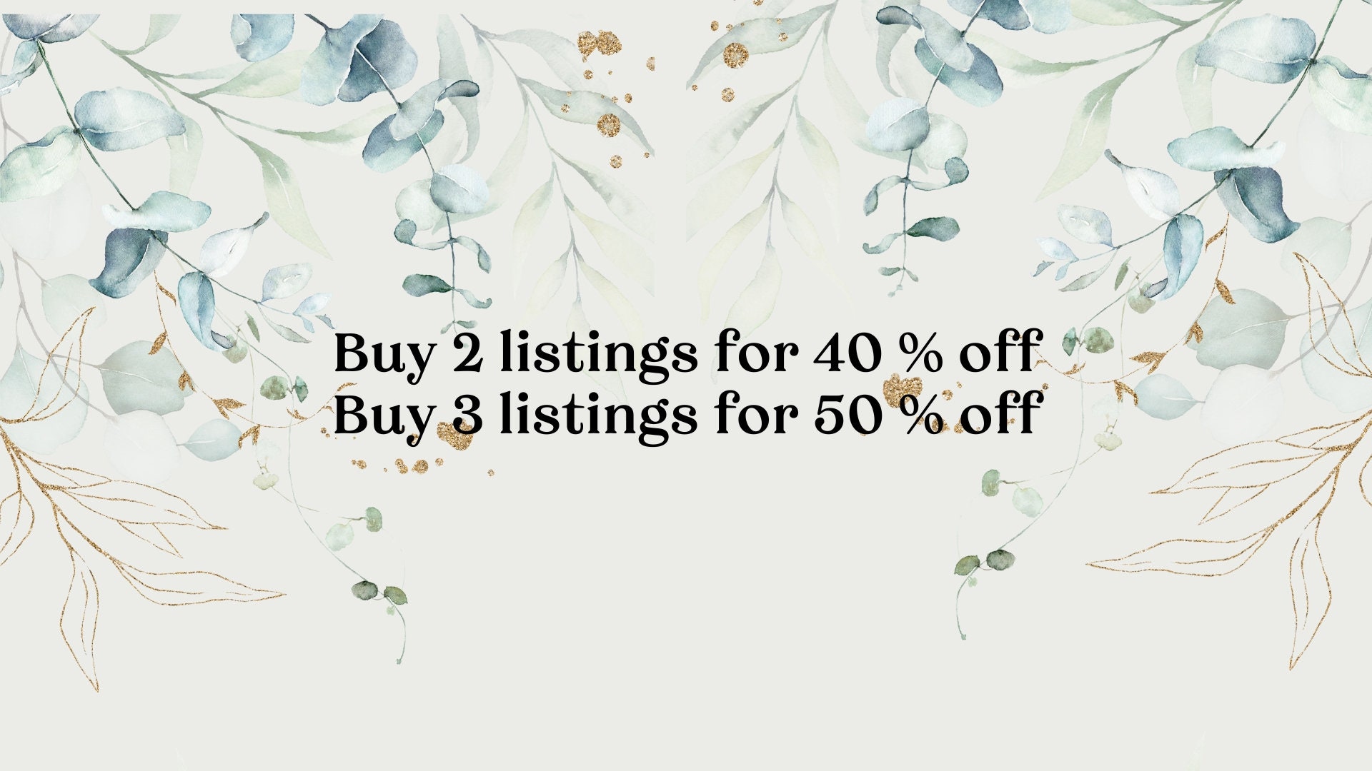 Eucalyptus Wall Art Prints: Greenery Botanical Set of 3 (digital ...