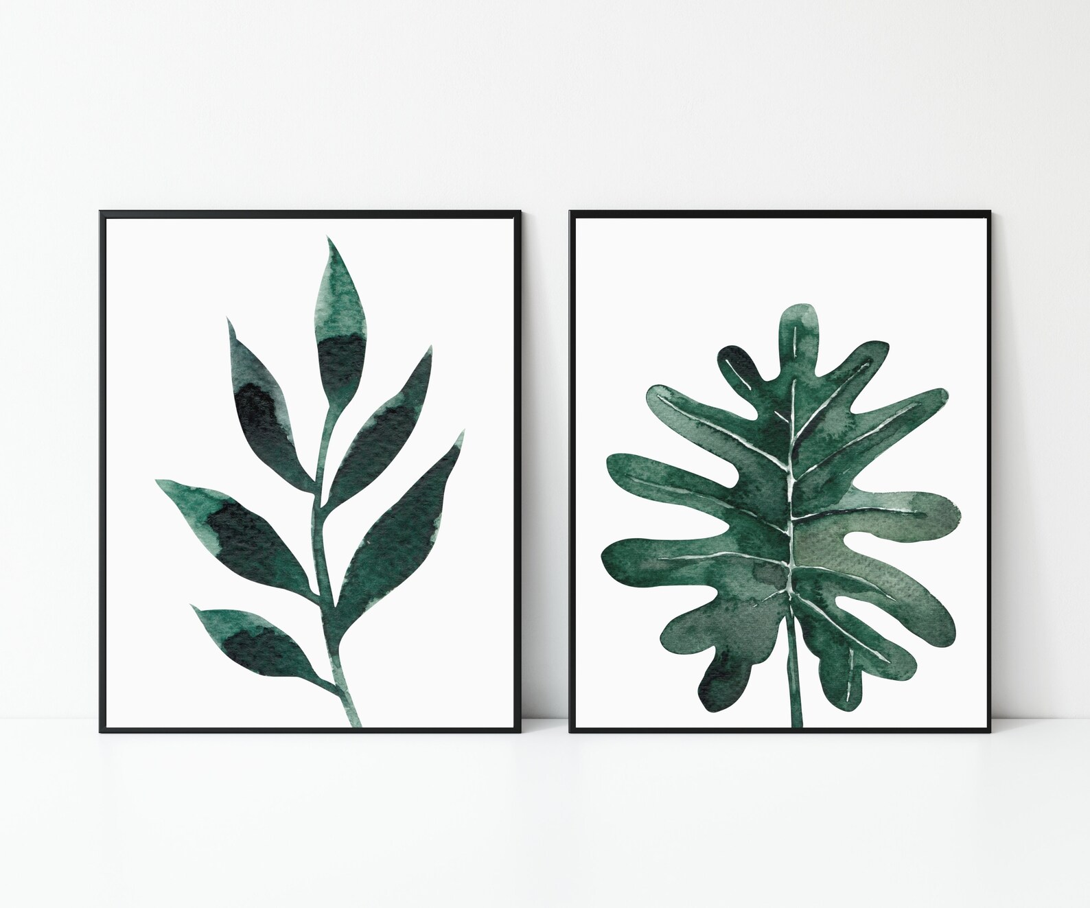 Set of 3 Plant Prints Floral Instant Art Printable Art - Etsy