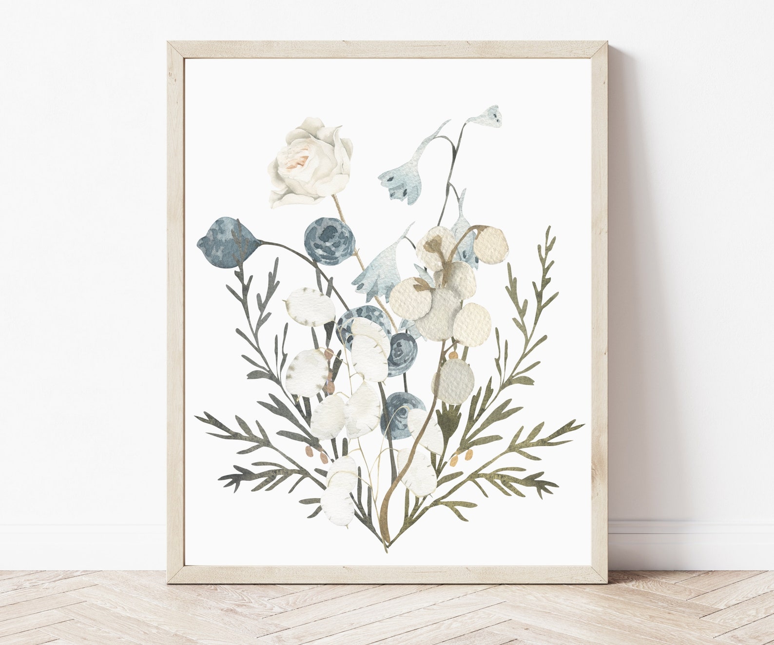 Set of 3 Prints Flower Wall Print Wall Art Print Floral - Etsy
