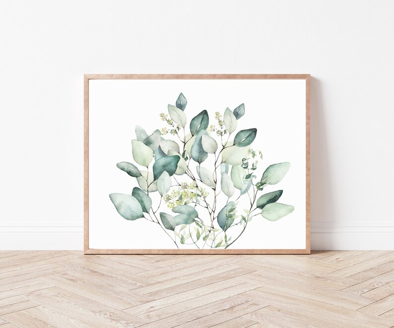 Eucalyptus Prints Greenery Prints Eucalyptus Greenery Wall - Etsy