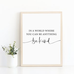 Statement Saying Poster, Digital Download Motivational Inspirational ...