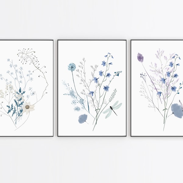 Printable Floral Art - Etsy