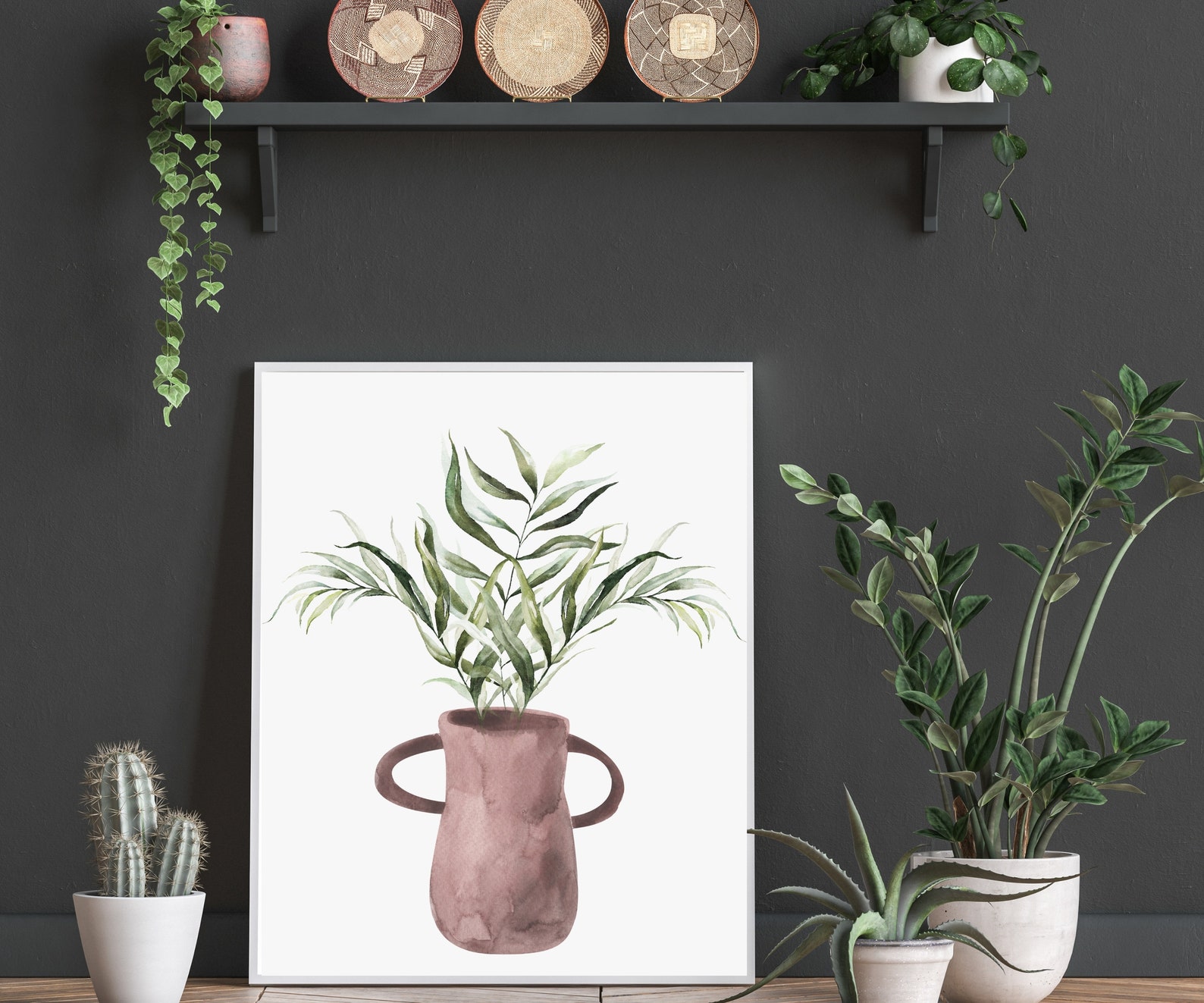 Wall Art Decor Flower Print Farmhouse Wall Decor Bohemian Home - Etsy
