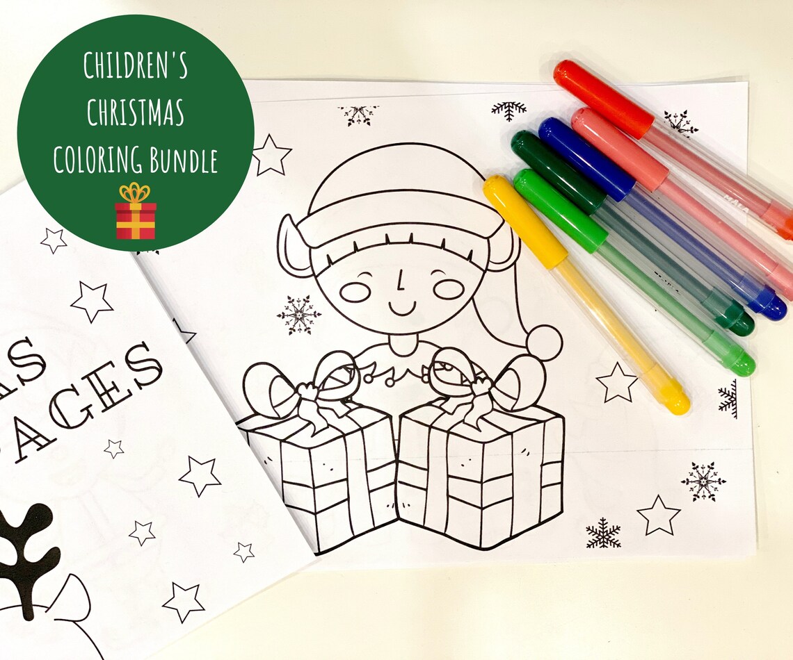 11 Print at Home Children Coloring Pages Personalized | Etsy