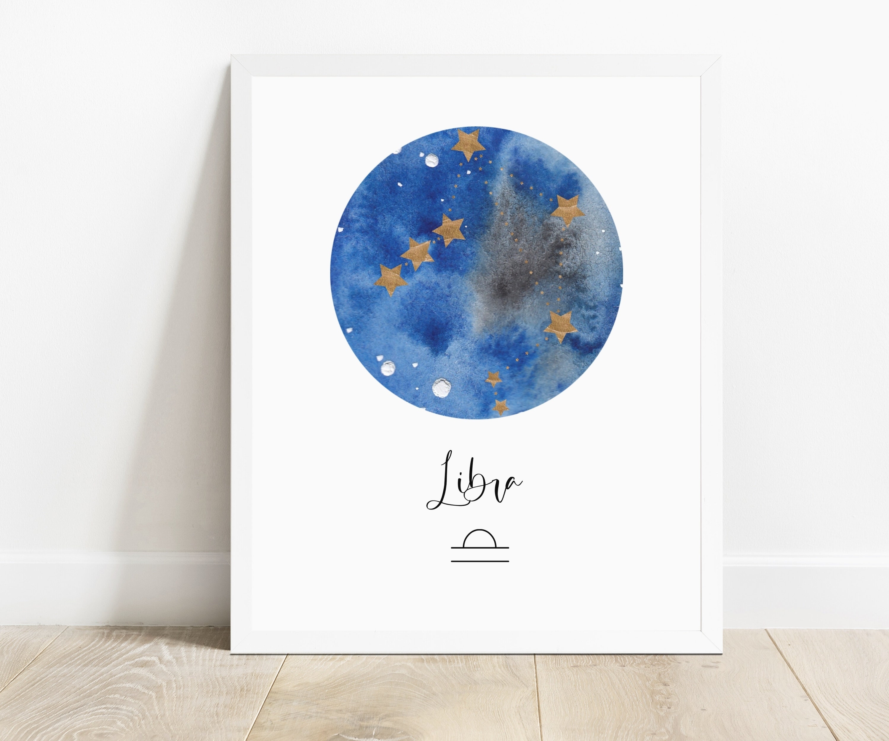 Libra Print Star Sign Print Horoscope Decor Astrology - Etsy UK