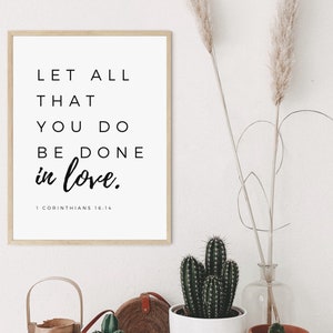 Bible Verse Printable, Scripture Wall Art, Inspirational Wall Art ...