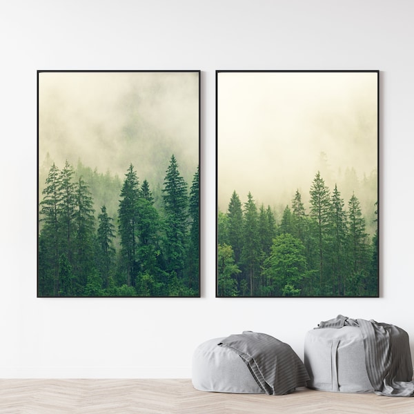 Pine Tree Poster - Etsy