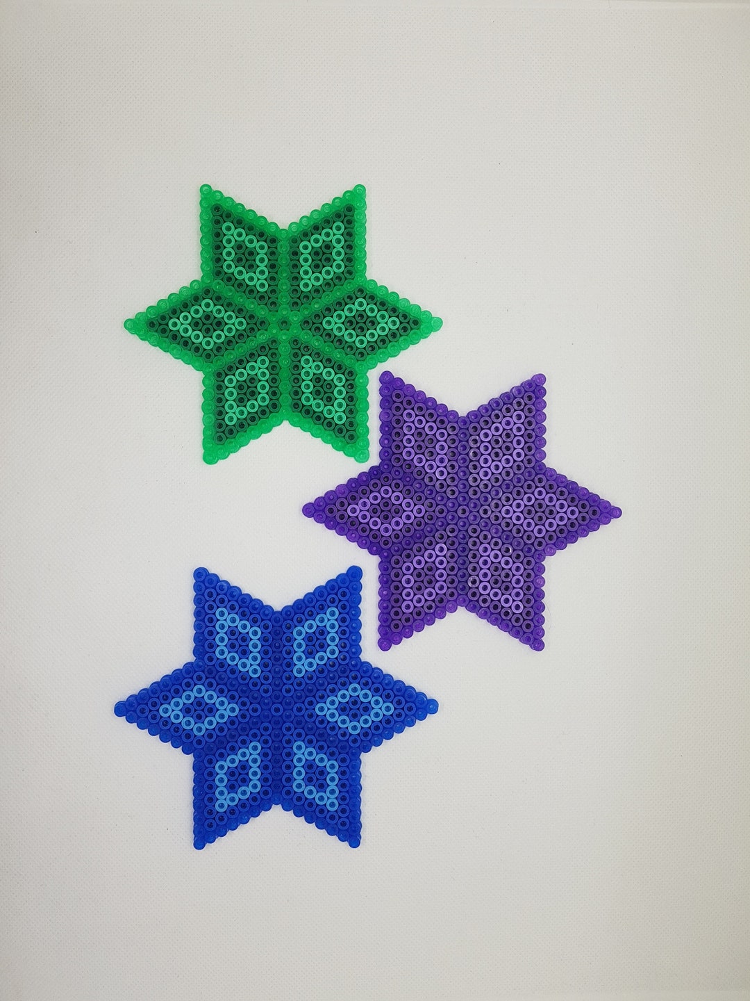 Hama Perler Beads Midsized Mandala Stars Stars Mandala Wall Deco Wall ...
