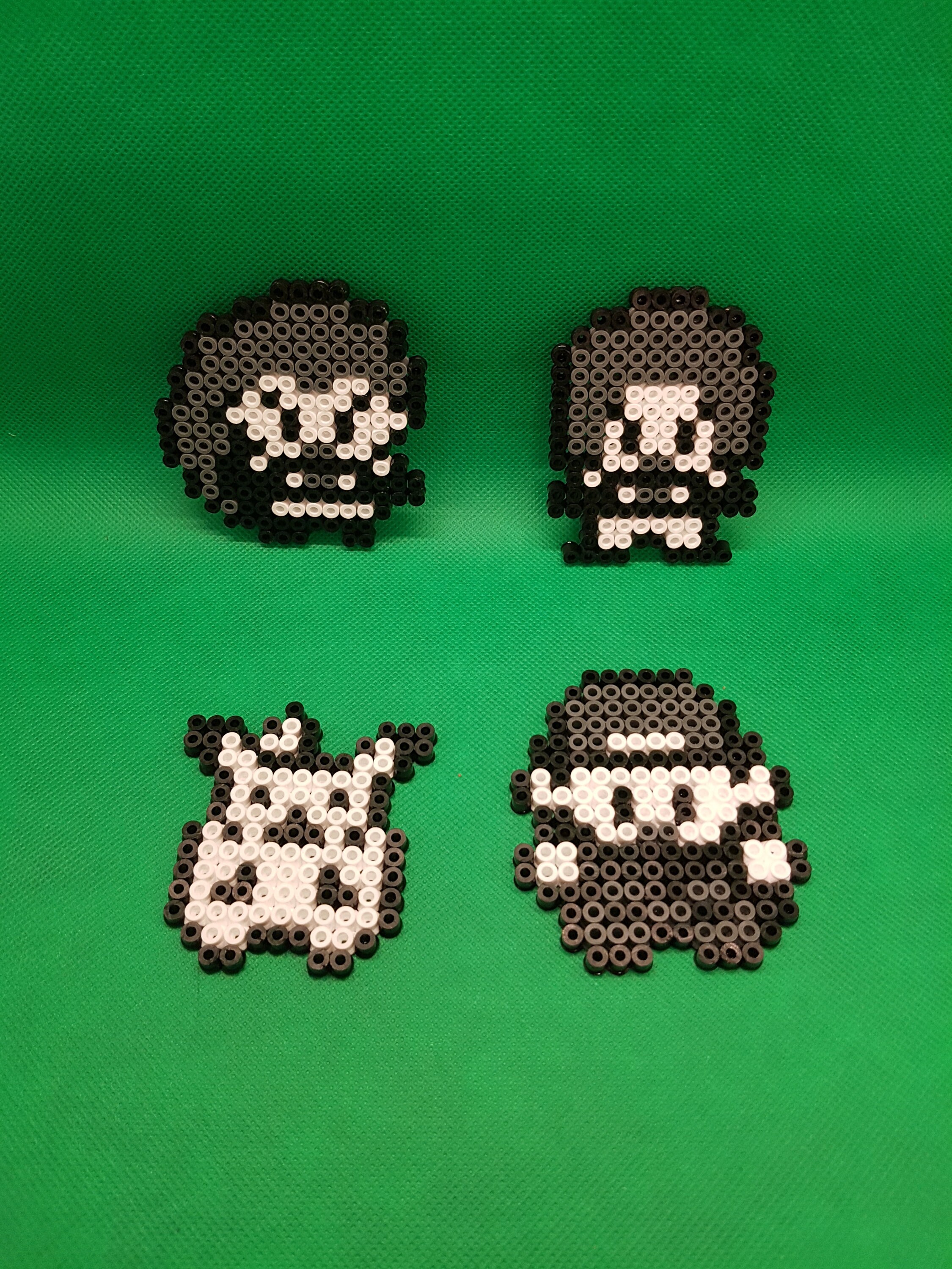 Hama Perler Beads Pokémon 1st Generation Pikachu, Player Red, Player ...