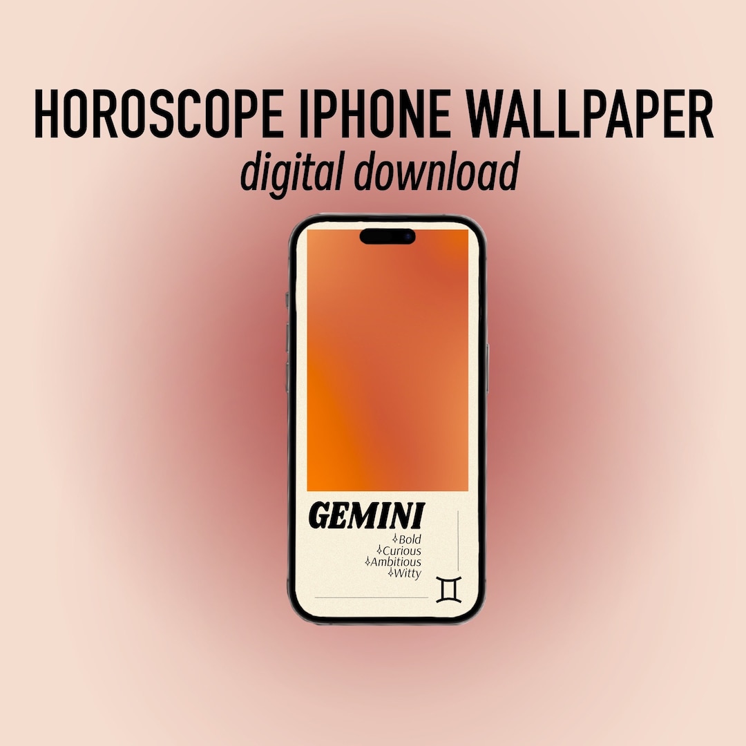 Horoscope Phone Wallpaper, Gemini Horoscope Wallpaper With Zodiac ...