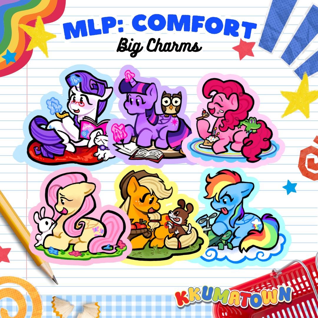 MLP: Little Comfort Series (7 / 2,7 Inches) | Acrylic Keychain ...