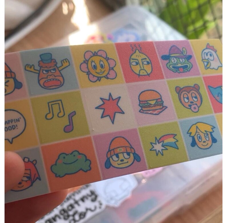 Parappa the Rapper Keychain and Lanyard, Gift Set Video Game Fan Gift ...