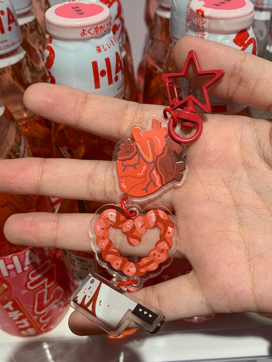 Horror Cute Guts & Knife | Linked Charm | Yami Kawaii, Menhera, Guro ...